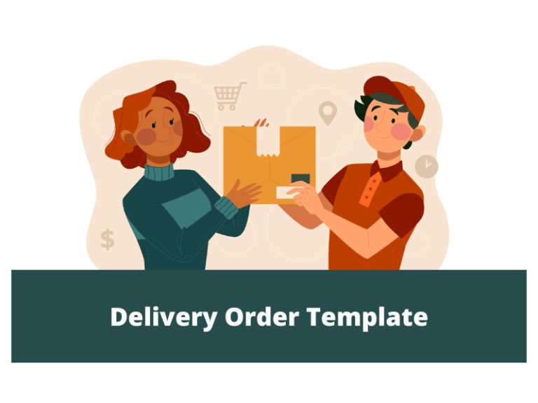 Delivery Order Template - DOWNLOAD GRATIS